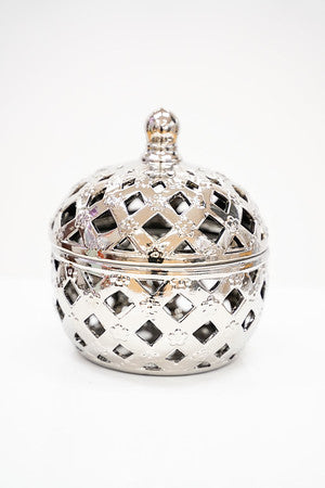 7 " Titanium Silver Jar SM– Casa Febus | Home • Design