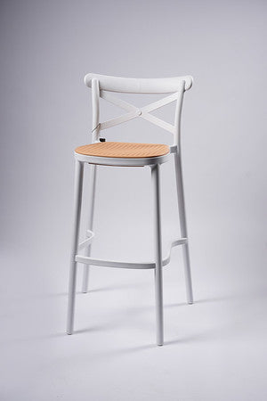 Tamara Bar Stool- White/Cream– Casa Febus | Home • Design