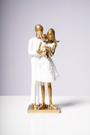 10" FAMILY WHITE/GOLD– Casa Febus | Home • Design