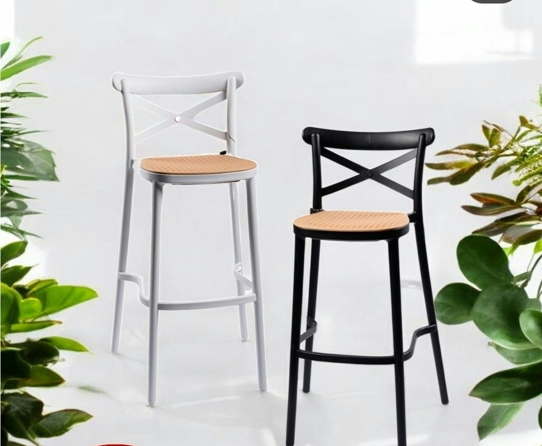 Tamara Bar Stool- White/Cream– Casa Febus | Home • Design