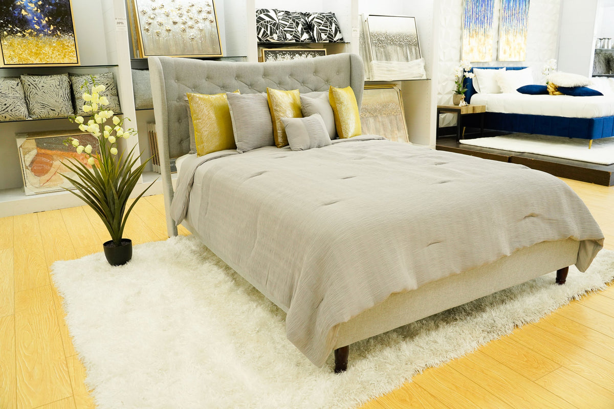 Fiorella Bed Cream - Queen Size– Casa Febus | Home • Design