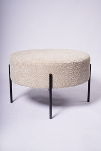 27" Ottoman Alpaca -Cream– Casa Febus | Home • Design