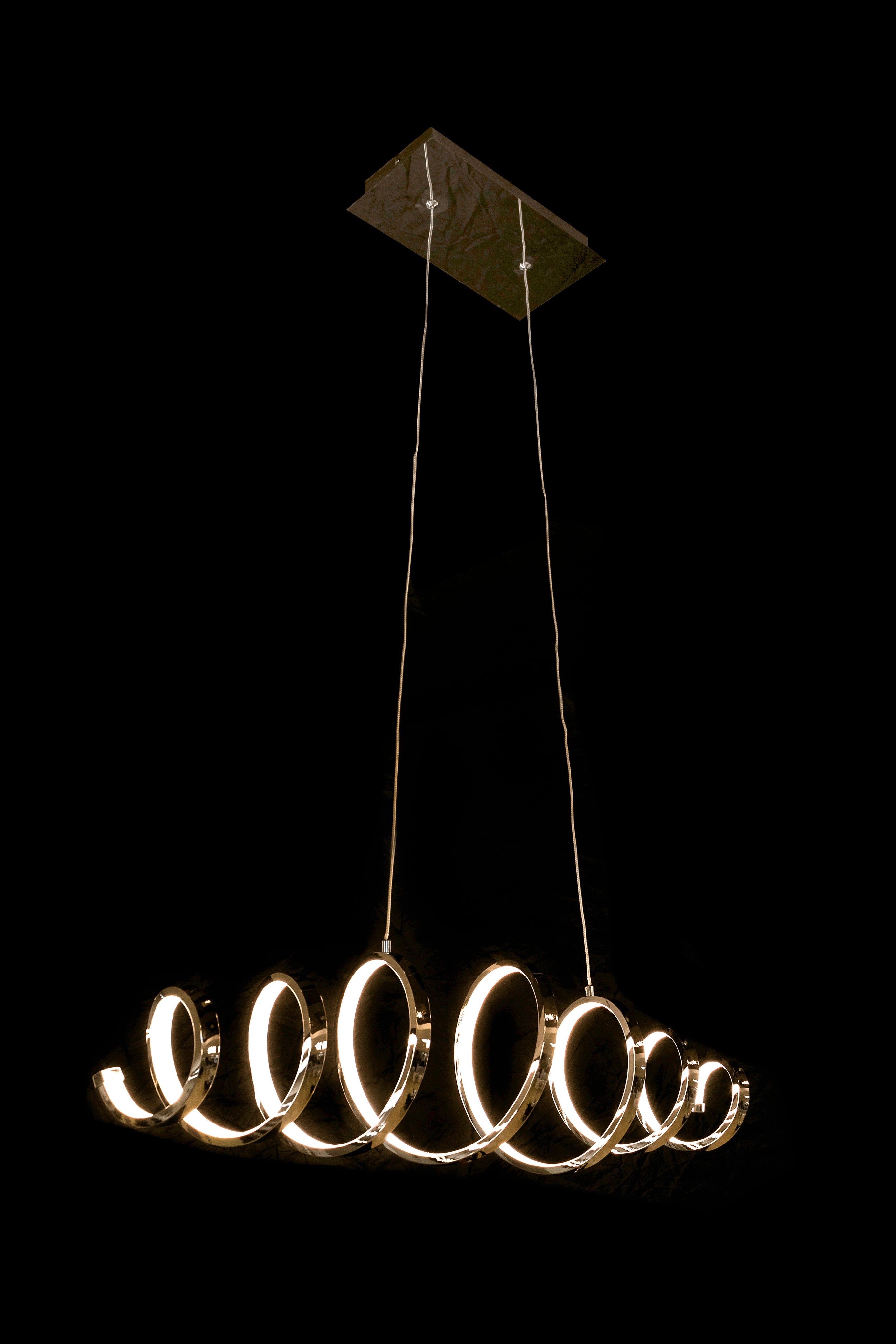 32" LG Horizontal Curly LED Lamp - Lumiere Collection– Casa Febus ...