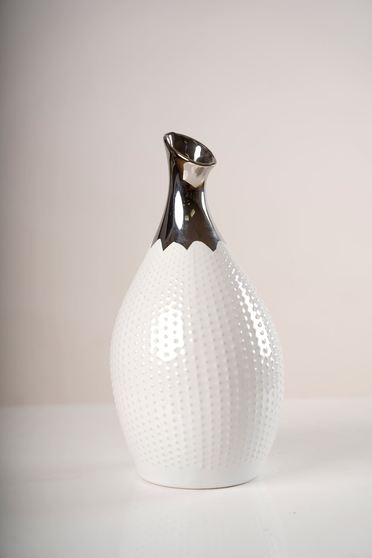 12" silver/white Oval ceramic - Pur collection– Casa Febus | Home • Design